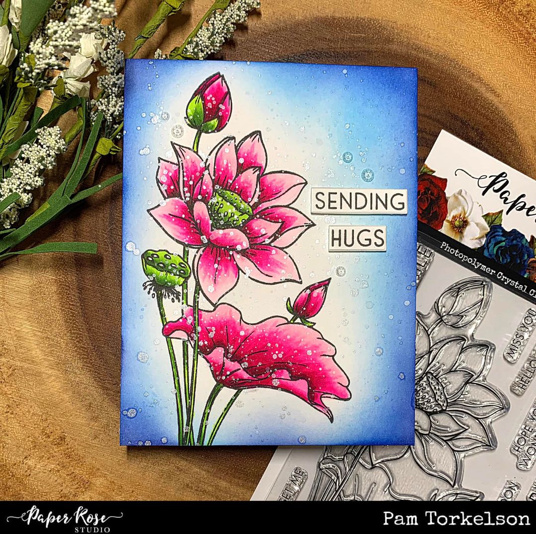 Lotus Bouquet - Pam Torkelson – Paper Rose Studio Wholesale