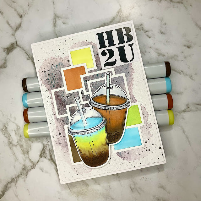 Ice Bubble Tea HB2U Card – Paper Rose USA