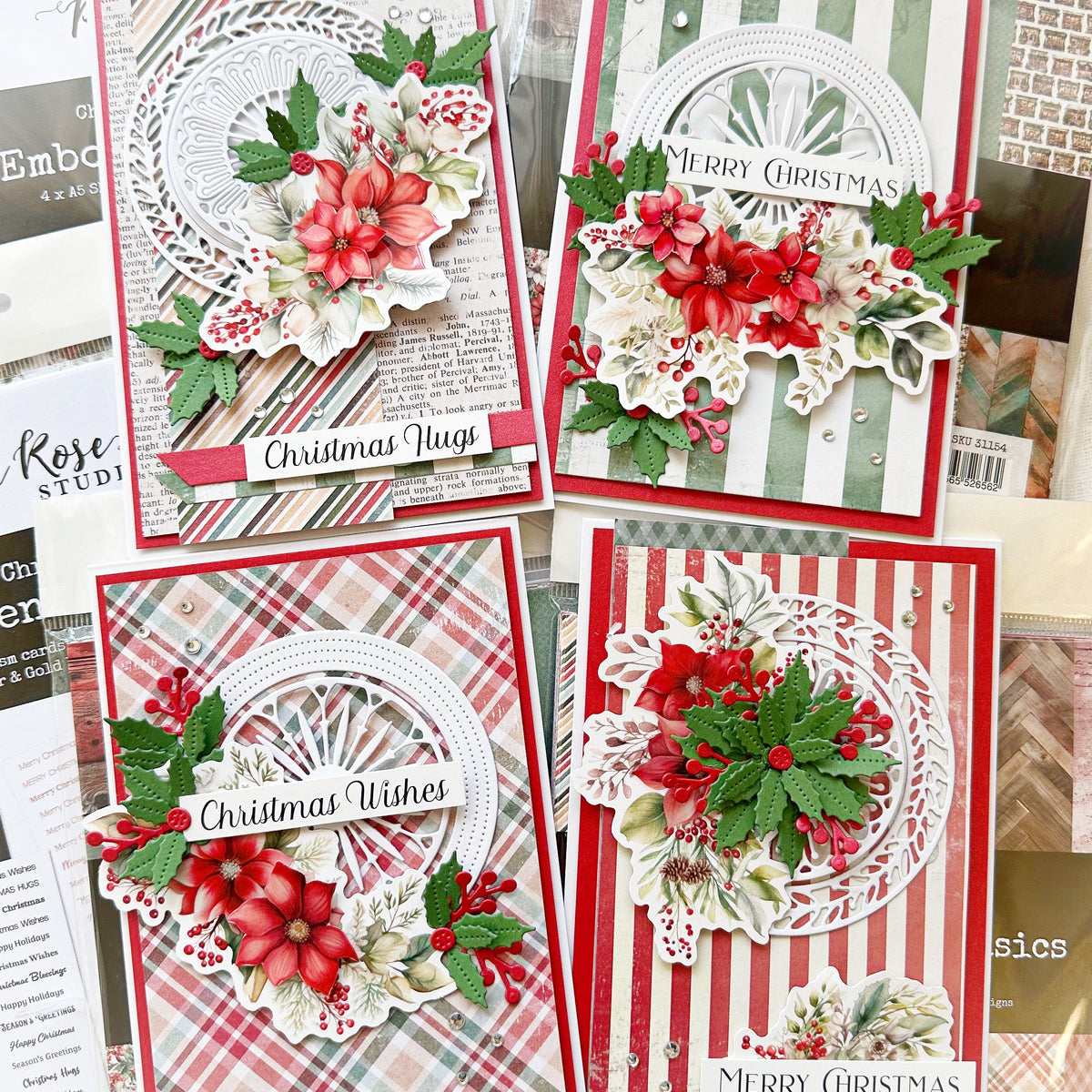 Christmas Time Cards - Tania Ridgwell – Paper Rose Studio USA Customers