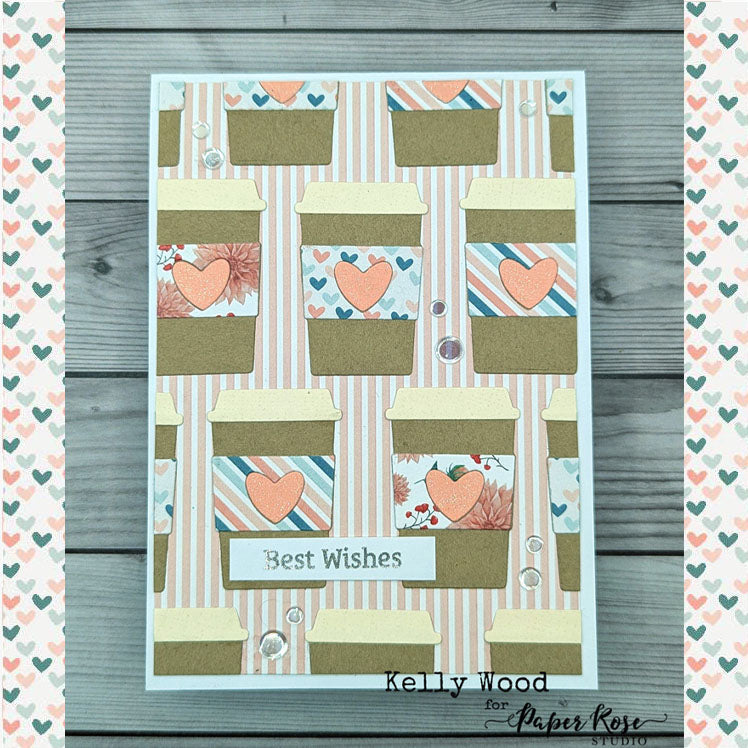 Darling Dahlias Thank You Card - Kelly Wood – Paper Rose USA