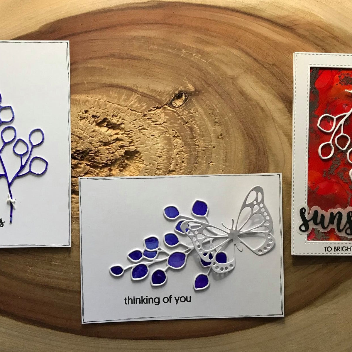 Baby Blue Leaf Cards - Melissa Goodman – Paper Rose Studio Wholesale