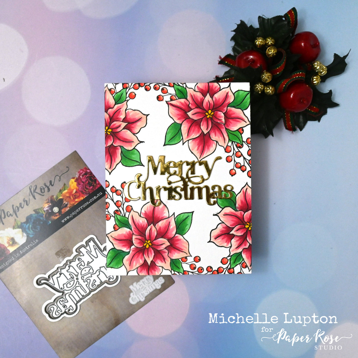 Merry Christmas - Michelle Lipton – Paper Rose USA