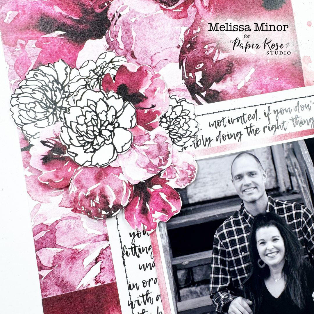 Urban Garden Scrapbook Layout - Melissa Minor – Paper Rose USA