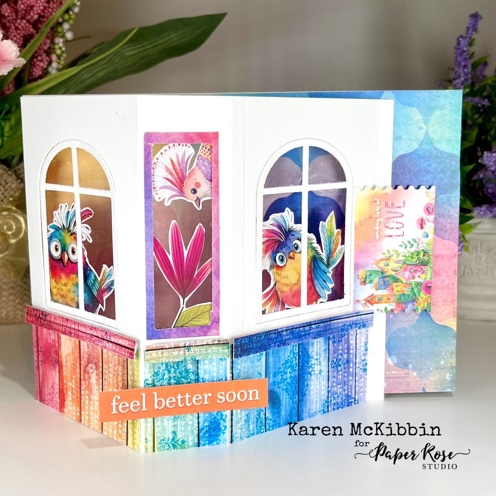 Rainbow Village Cards - Karen McKibbin – Paper Rose Studio USA Customers