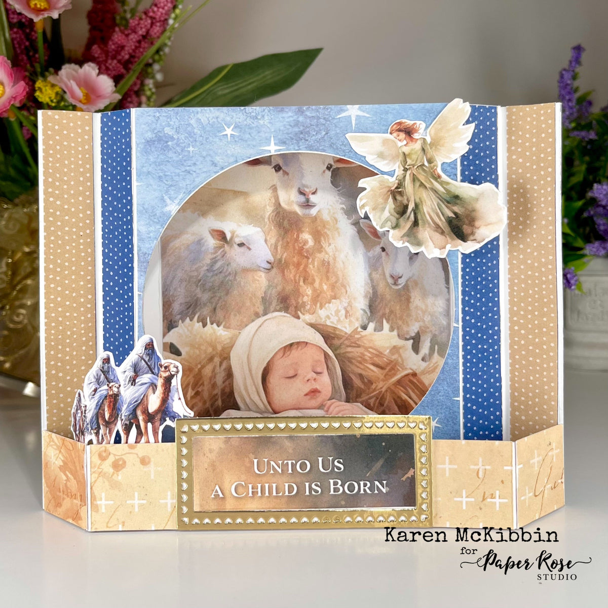 Joy to the World Fun Fold Cards - Karen McKibbin – Paper Rose USA