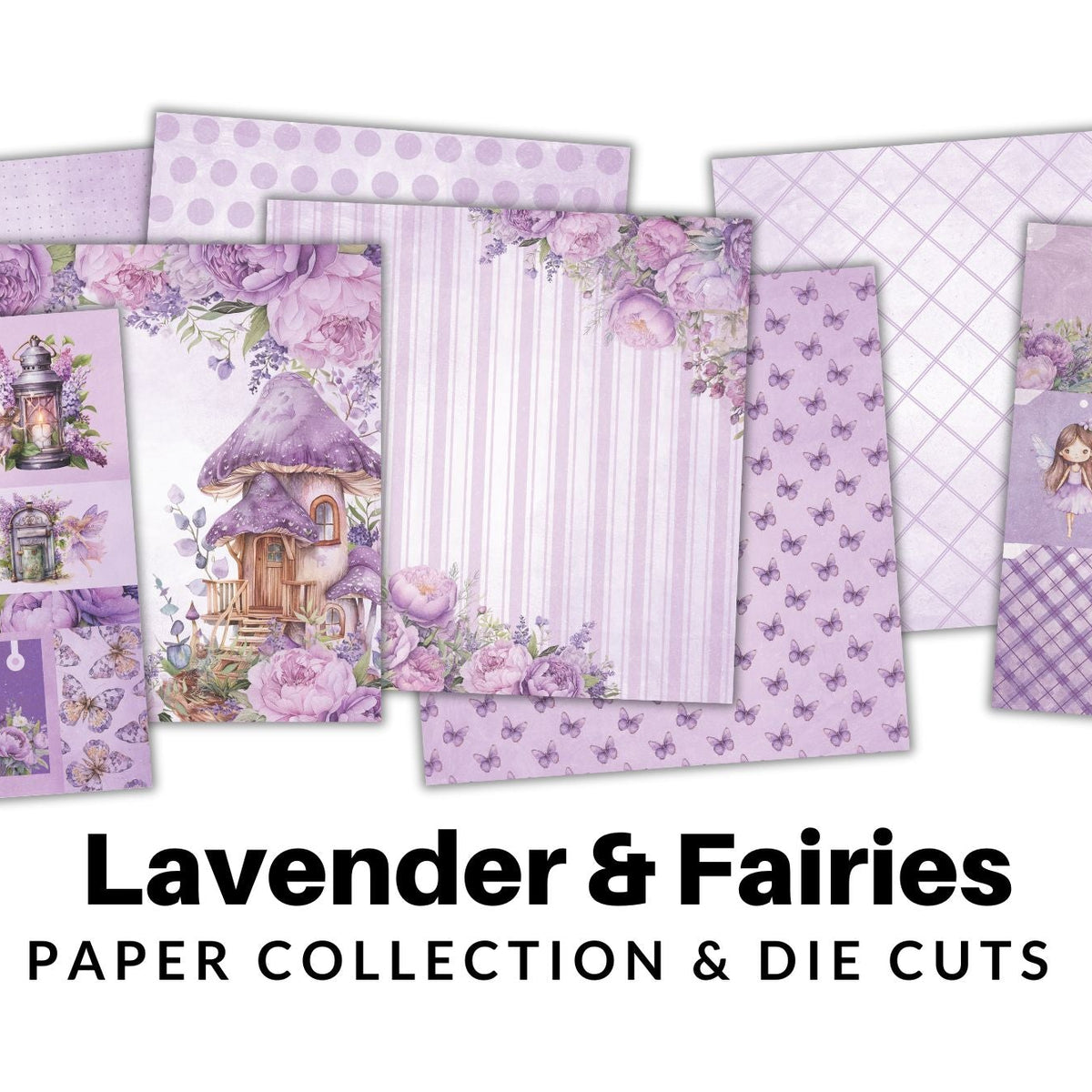 Lavender & Fairies – Paper Rose USA
