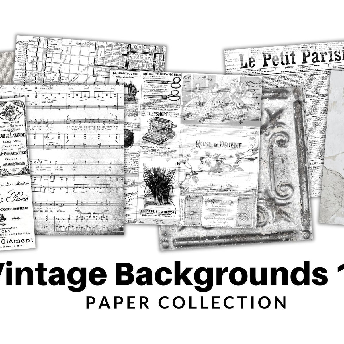Vintage Backgrounds – Paper Rose USA