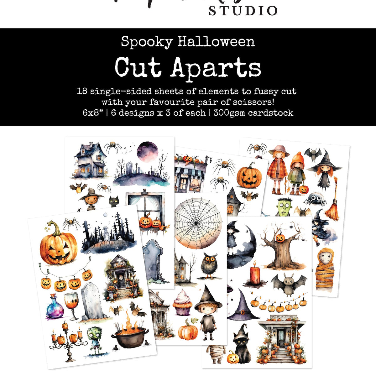 Spooky Halloween Cut Aparts Paper Pack 32760 – Paper Rose USA