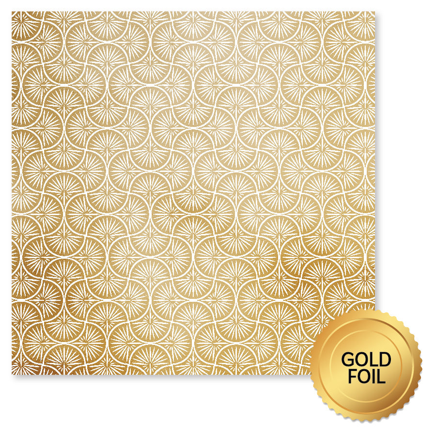Wedding Joy Gold Foil A 12x12 Paper (6pc Bulk Pack) 34512 – Paper Rose USA