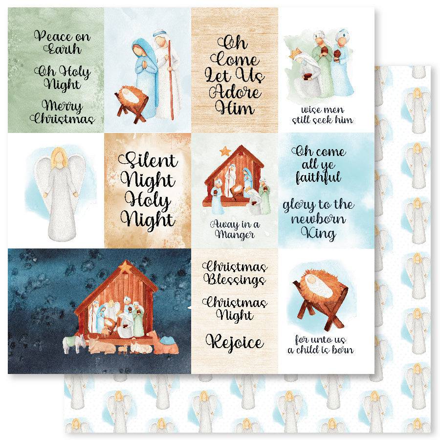 Christmas Night B 12x12 Paper (12pc Bulk Pack) 23842 – Paper Rose USA