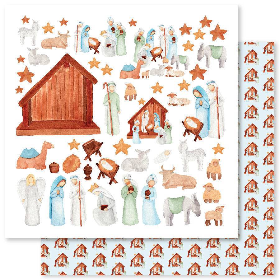 Christmas Night D 12x12 Paper (12pc Bulk Pack) 23848 – Paper Rose USA