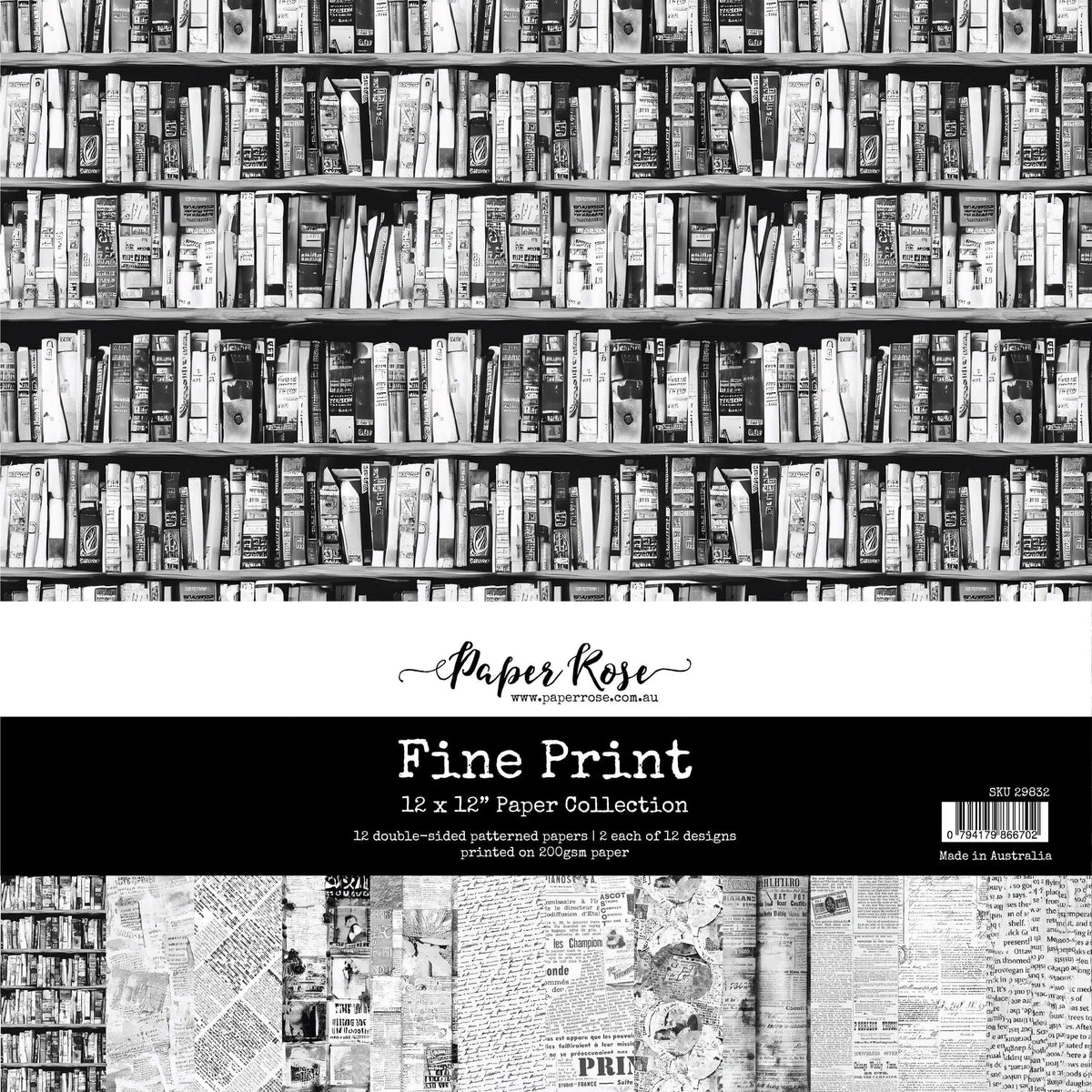 Fine Print 12x12 Paper Collection 29832 – Paper Rose USA