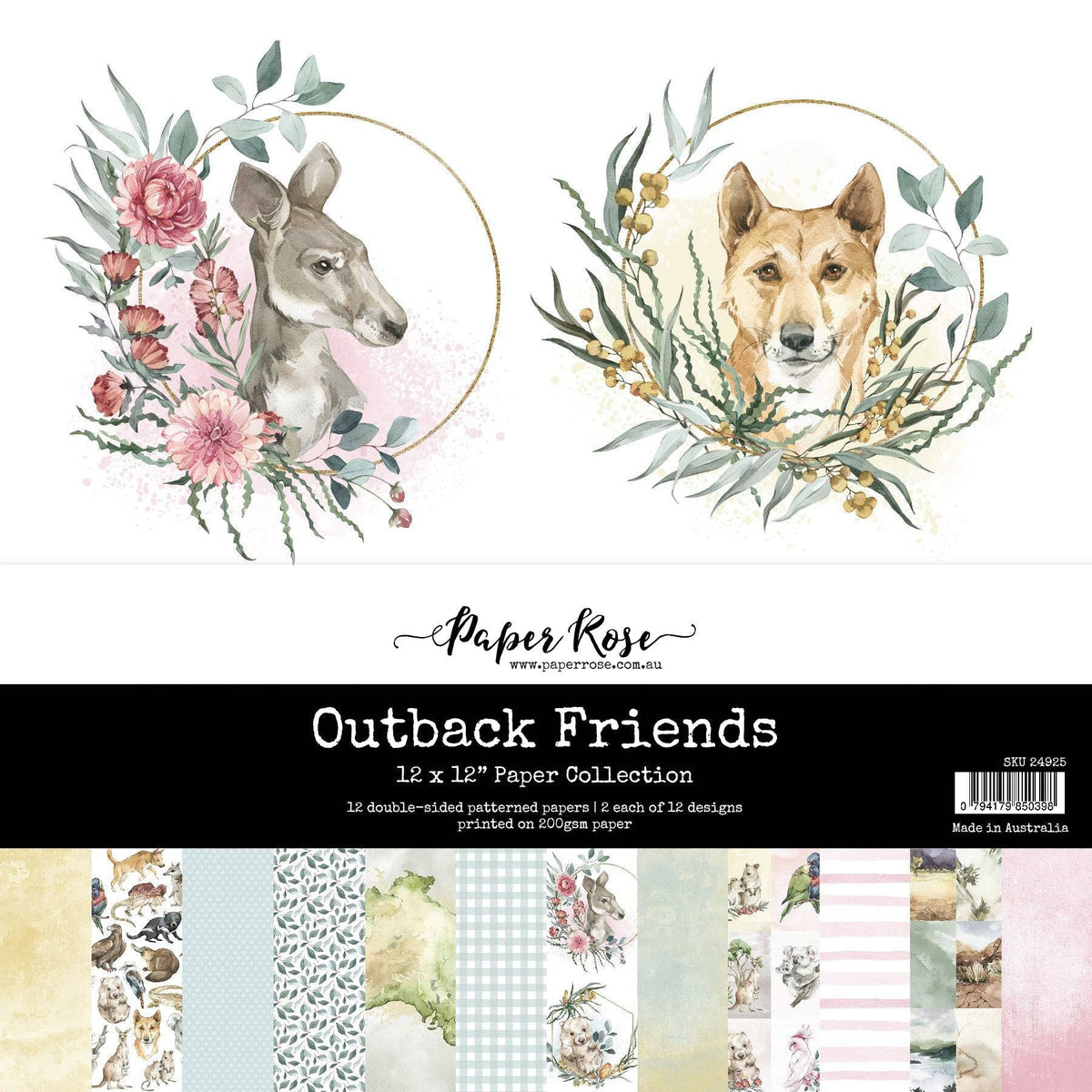 Outback Friends 12x12 Paper Collection 24925 – Paper Rose Studio Wholesale